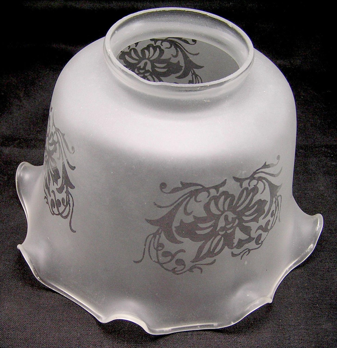 Frosted Glass Gaslight Bell Shape Shade - Rare 2 7/8" Fitter - Etsy