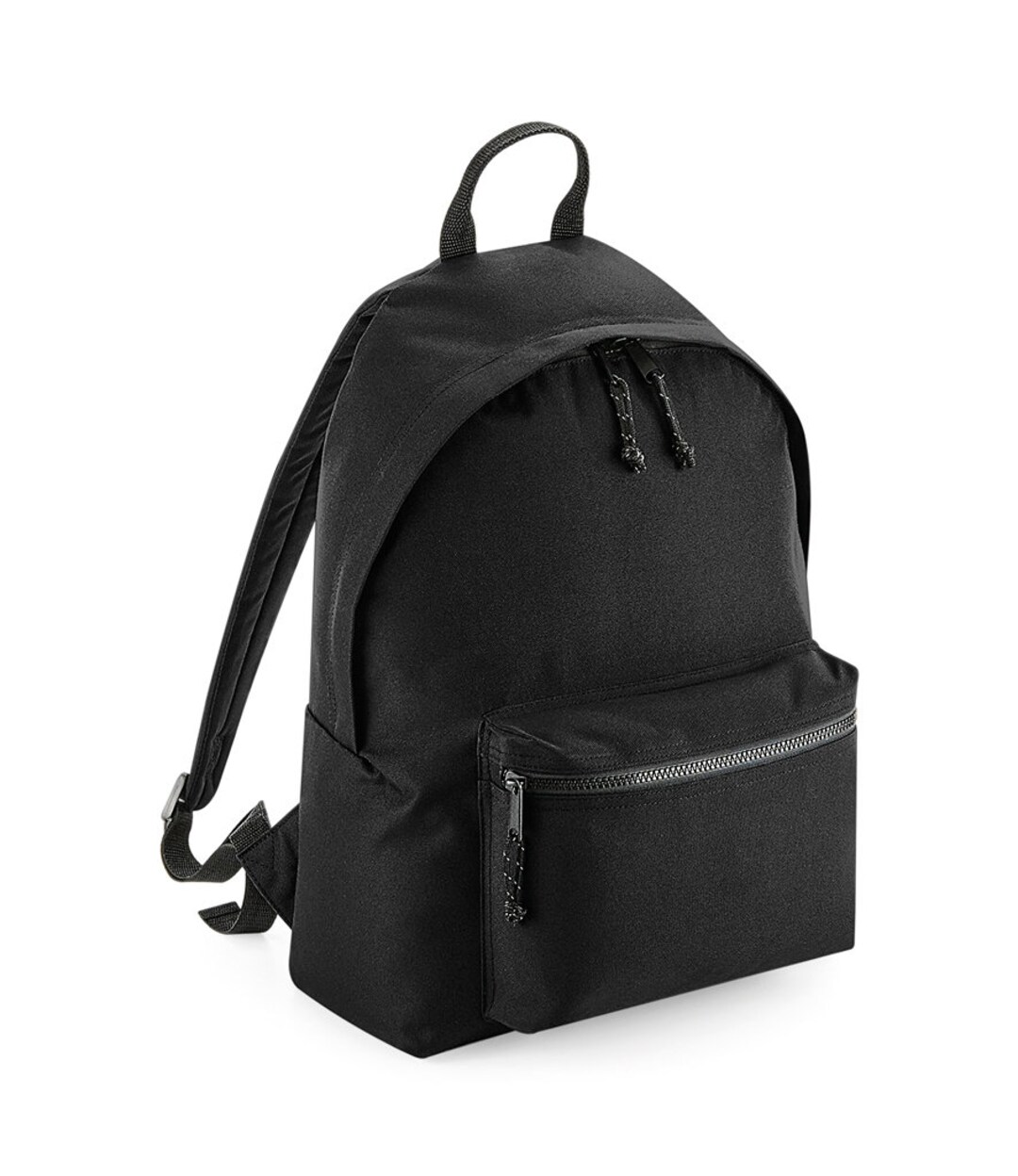 BLACK Recycled Backpack. Classic Backpack. Back to School Backpack ...