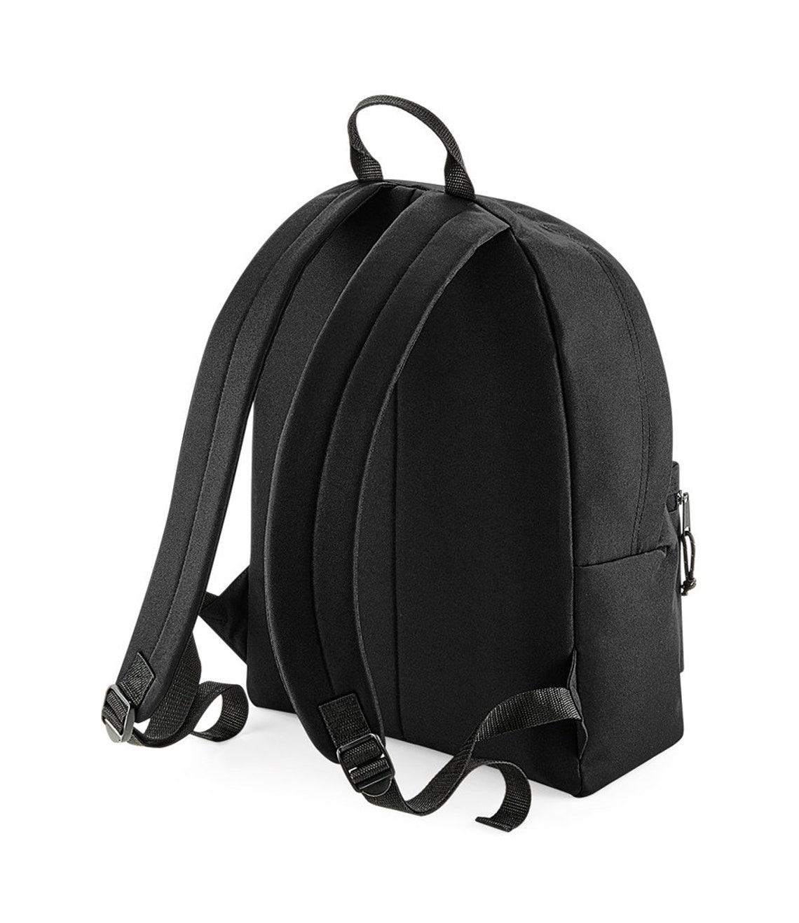 BLACK Recycled Backpack. Classic Backpack. Back to School - Etsy