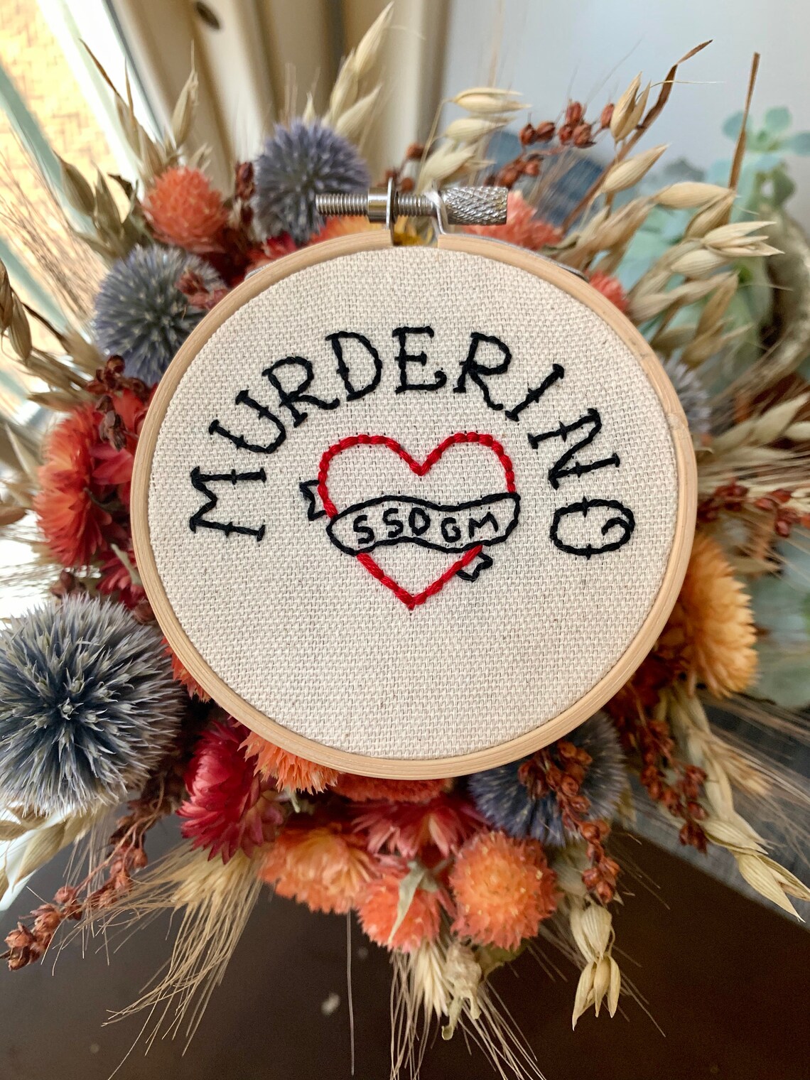 DIGITAL PDF Murderino Pattern / My Favorite Murder Embroidery 3 & 4" - Etsy