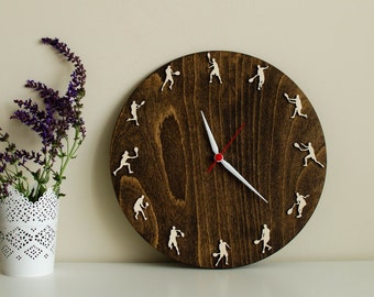 Sports clock | Etsy