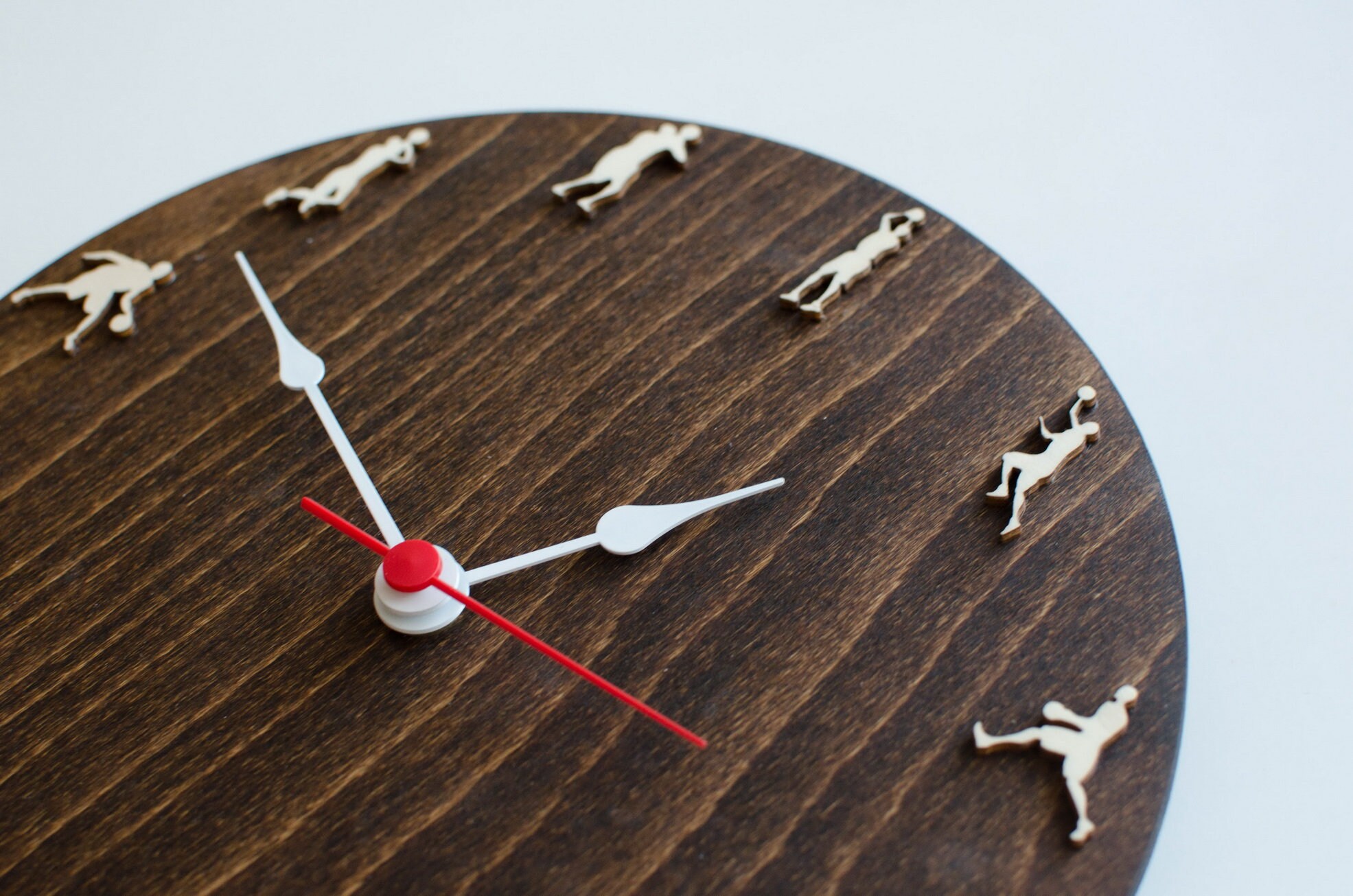 Basketball clock sport gift for sportsmen home decor wood | Etsy