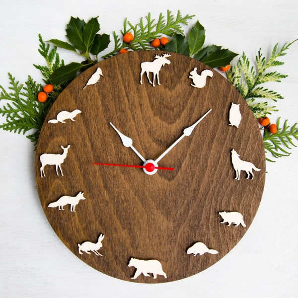 Animal Clock - Etsy