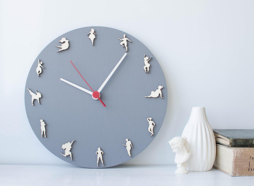 Body Positive Women Wooden Wall Clock: Empowering Home Decor - Etsy