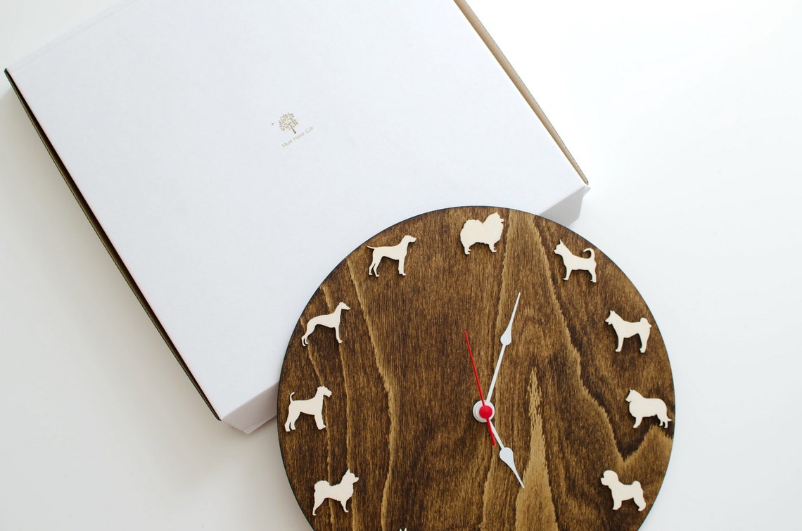 Africa Animal Wall Clock Safari Wood Clock Giraffe Elephant - Etsy