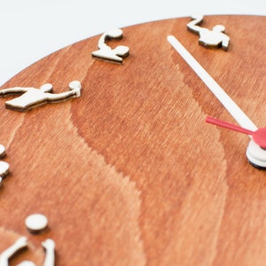 Water Polo Clock | Home Sport Decor | Water Polo Art Wall Decor ...