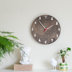 Ballroom Dance Clock With Dancing Couple, Ballroom Dancer, Gift for ...