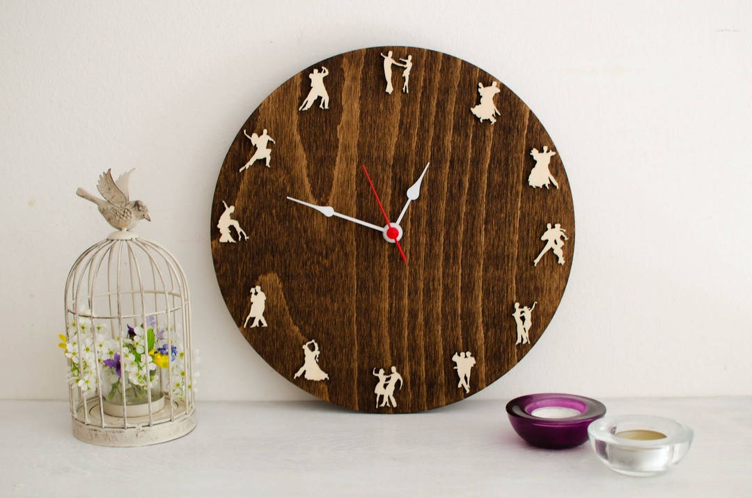 Ballroom Dance Clock With Dancing Couple Ballroom Dancer Gift for Dance ...