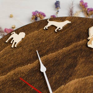 Beagle Dog Clock | Beagle Portrait Clock | Gift for Dog Lovers | Wood ...
