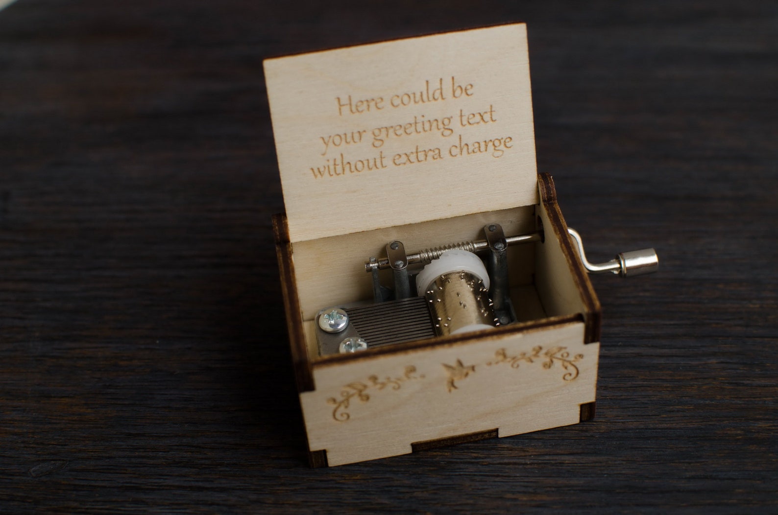 Music Box Personalized Gift for Couple Engraving Wooden - Etsy