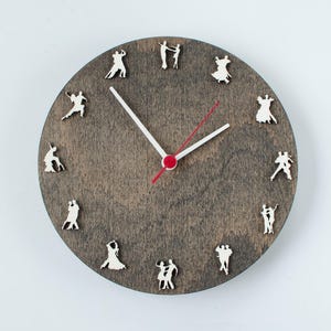 Ballroom Dance Clock With Dancing Couple, Ballroom Dancer, Gift for ...