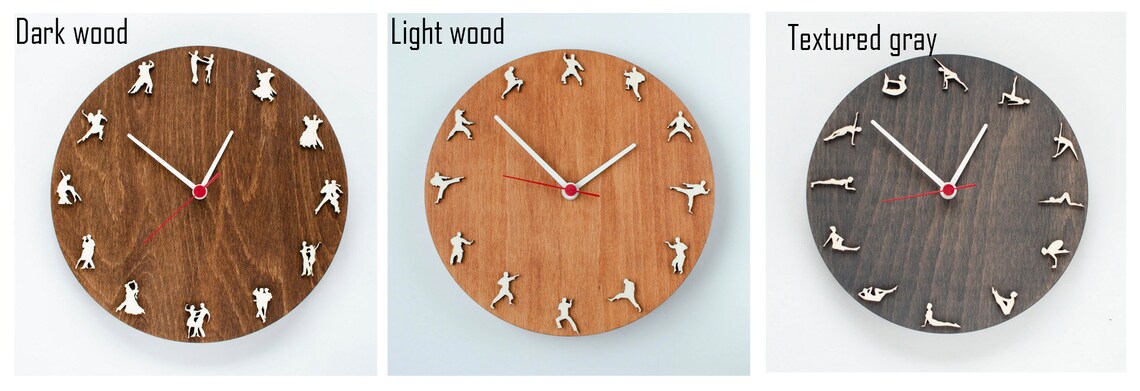 Handmade Wooden Dog Breed Desk Clock, Pet Lover Gift - Etsy