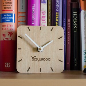Corporate Gifts Desk Clock With Custom Logo - Etsy