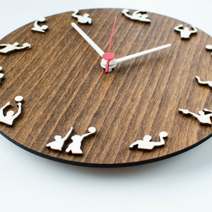 Water Polo Clock | Home Sport Decor | Water Polo Art Wall Decor ...