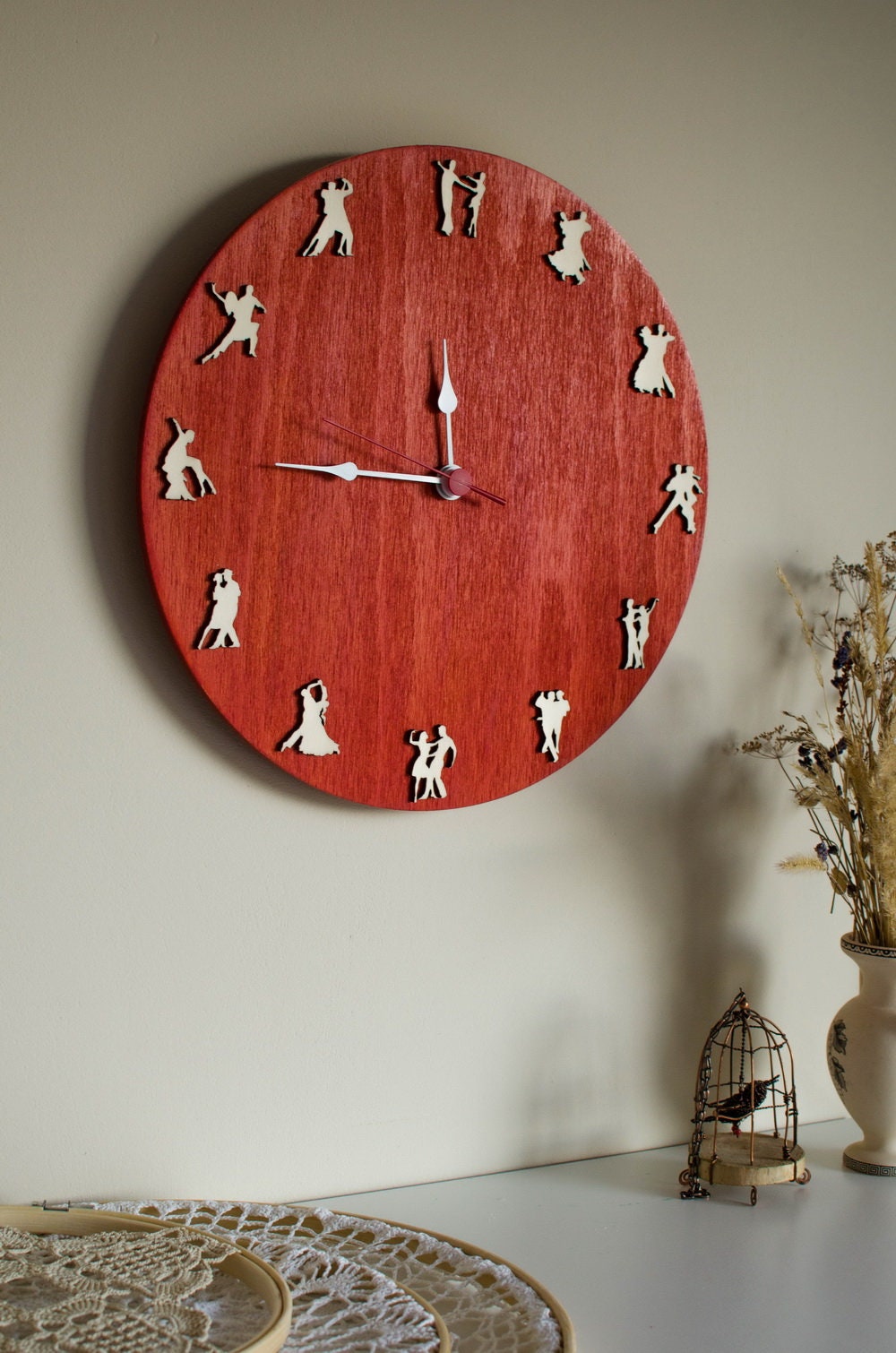 Ballroom Dance Clock With Dancing Couple Ballroom Dancer - Etsy UK