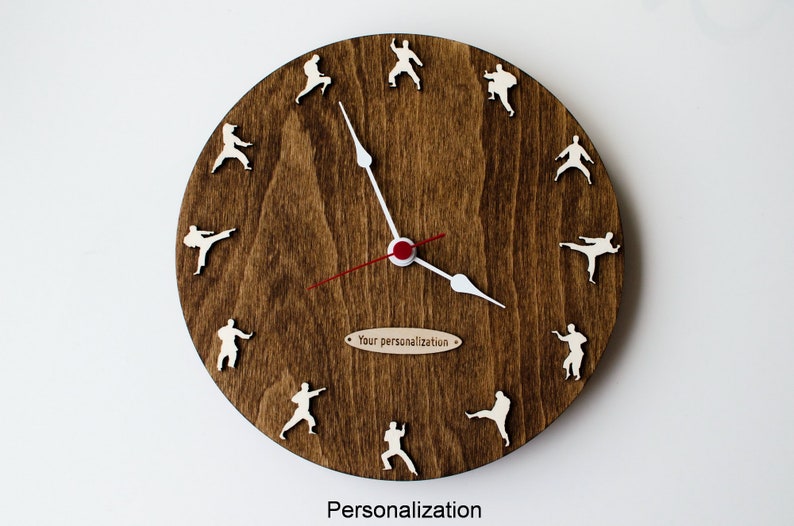 Karate Taekwondo Clock Taekwondo Karate Decor Martial Arts - Etsy