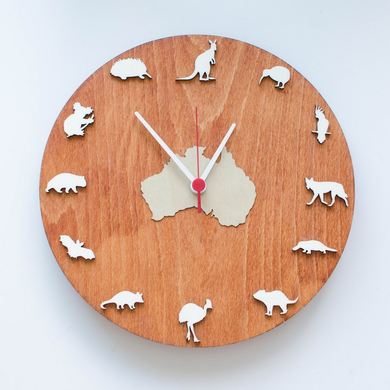 Animal Clock - Etsy
