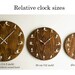 Snowboarding Wood Clock Wall Clock With Snowboarders - Etsy