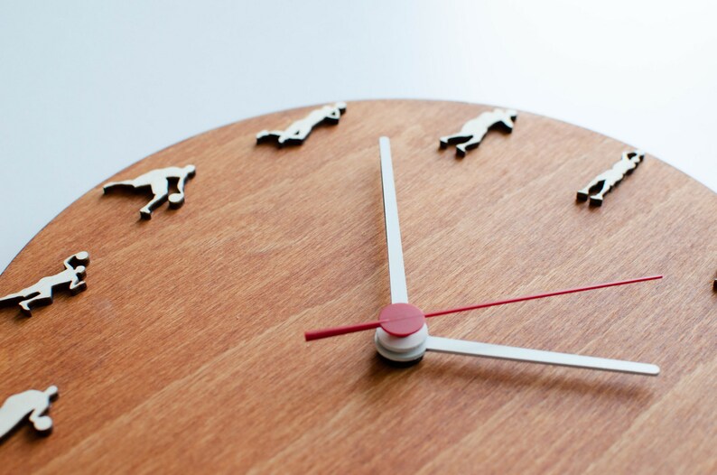 Basketball Clock Sport Gift for Sportsmen Home Decor Wood - Etsy