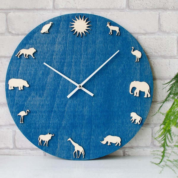 Elephant Clock - Etsy