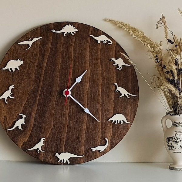Dinosaur Wall Clock - Etsy