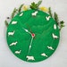 Woodland Wall Clock Forest Animal Bear Elk Fox Hare Owl Clock - Etsy