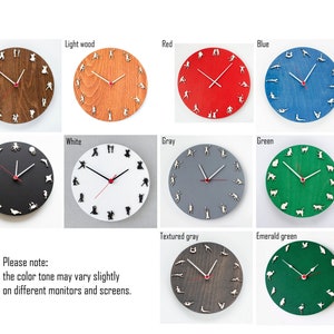 Beagle Dog Clock Beagle Portrait Clock Gift for Dog Lovers Wood Wall ...