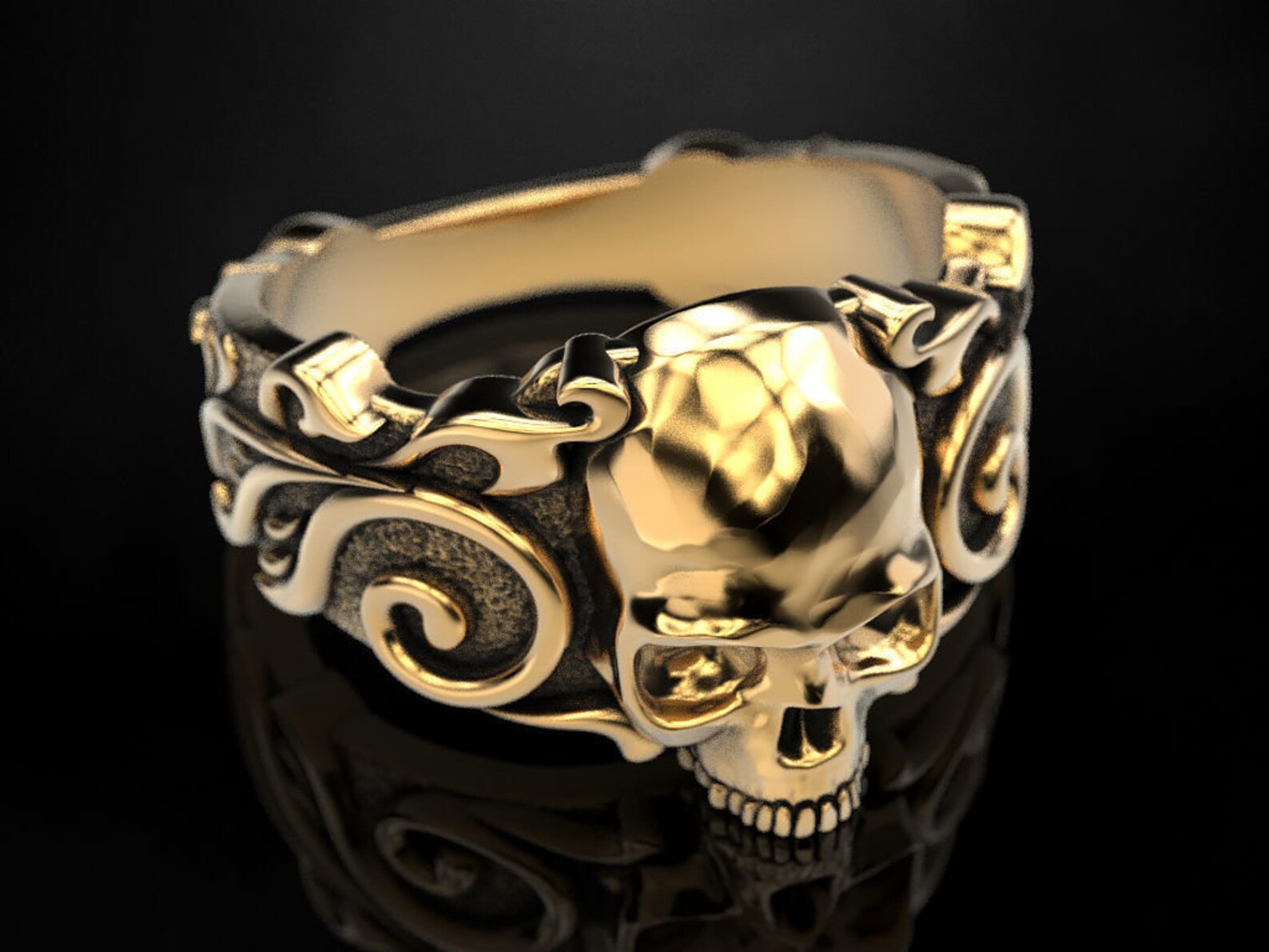 Sterling Silver Skull Rings Skull 925sterling Silver Ring - Etsy