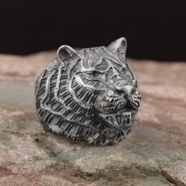 Tiger Ring - Etsy