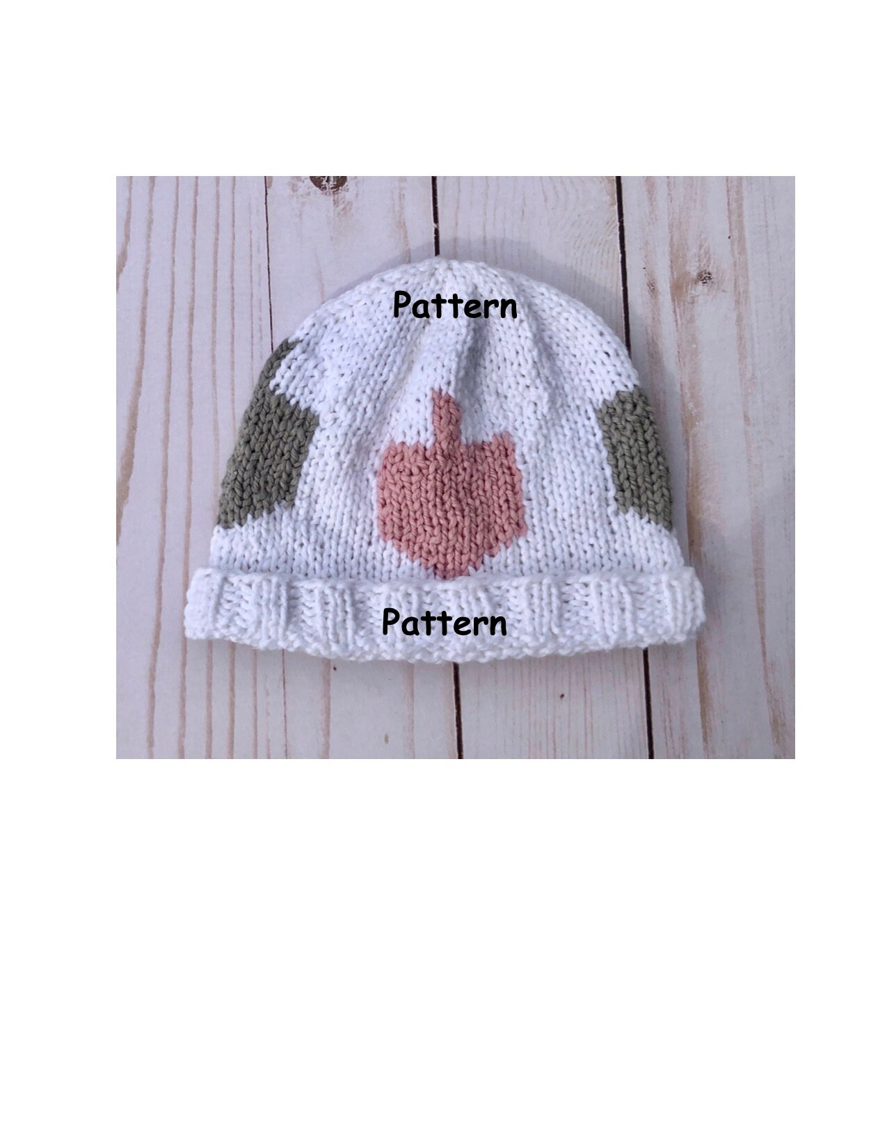 Knitting Pattern Hanukkah Dreidel Hat 0 3 Months - Etsy