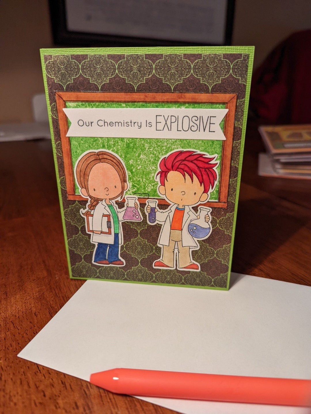 Chemistry Card - Etsy