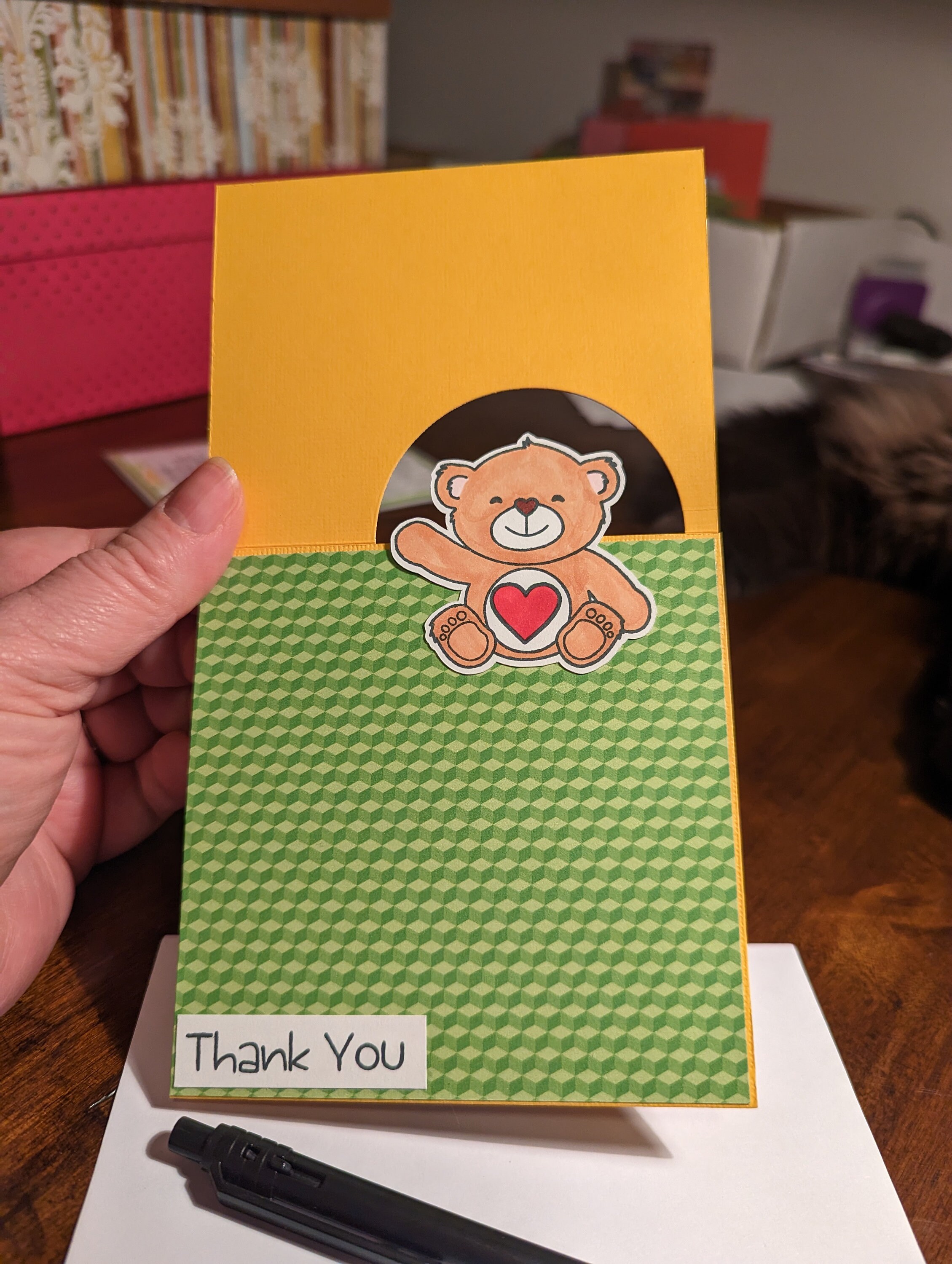 Thank You Care Bear Card - Etsy
