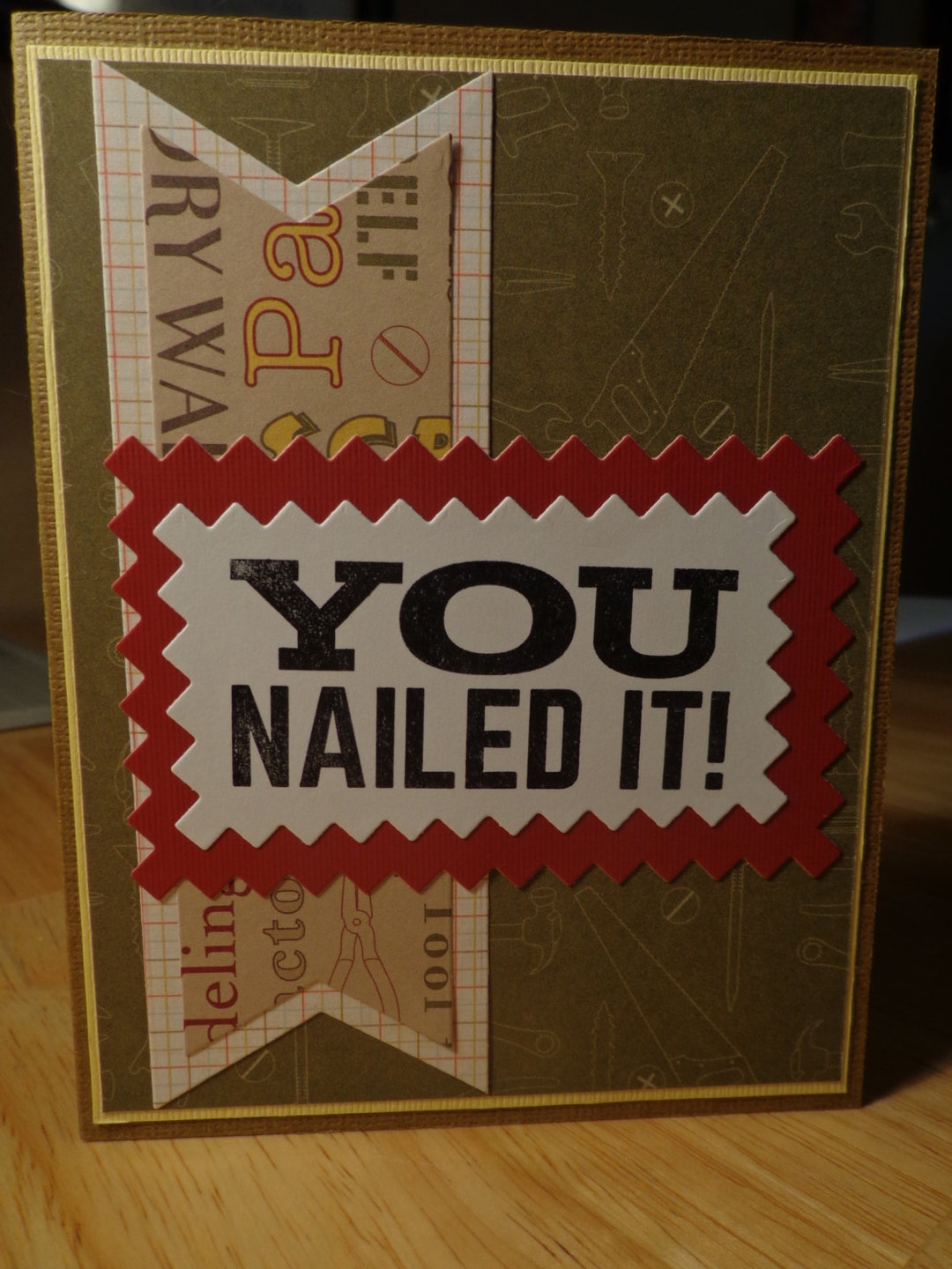 You Nailed It Card - Etsy