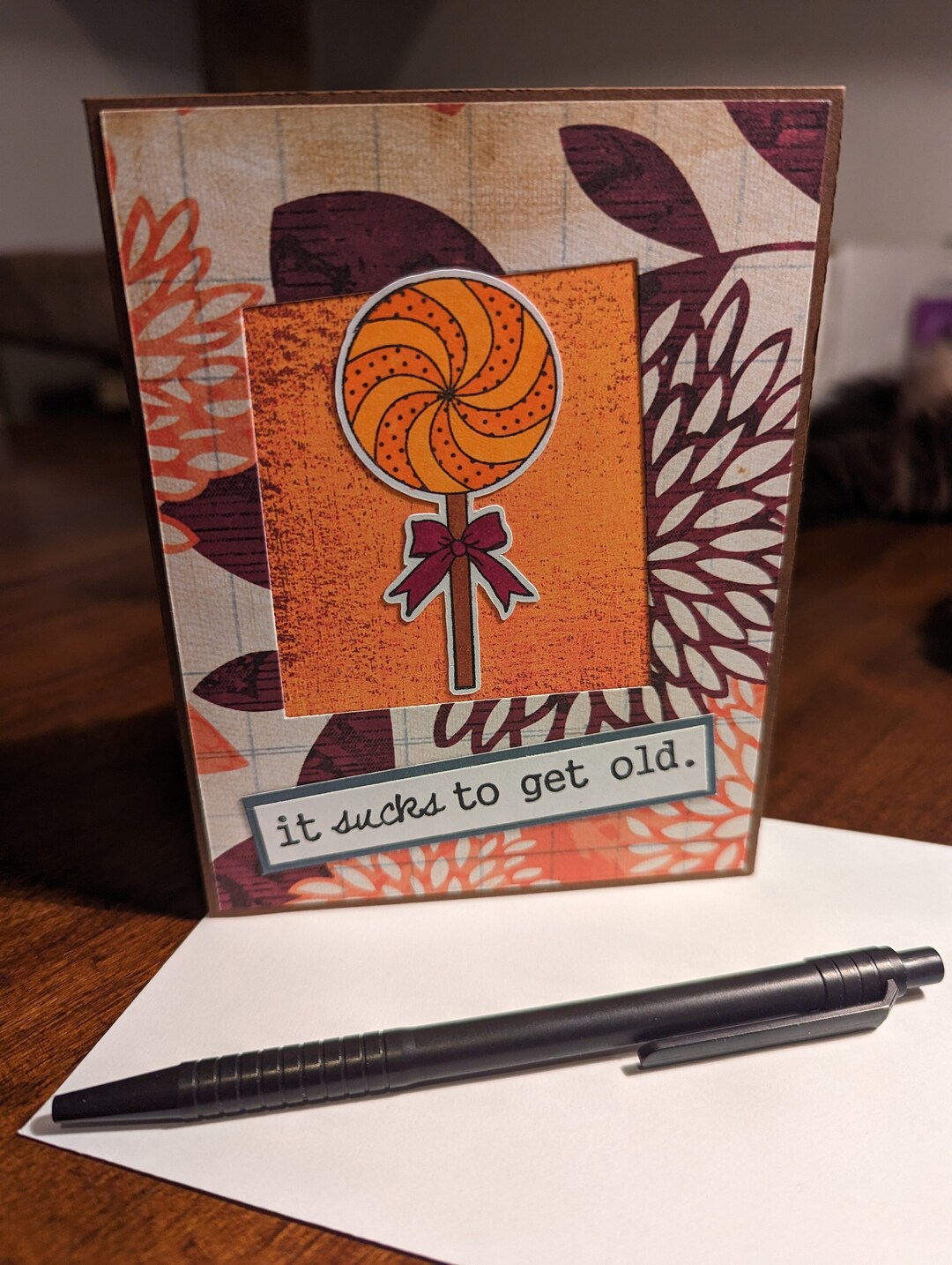 Snarky Lollipop Birthday Card - Etsy