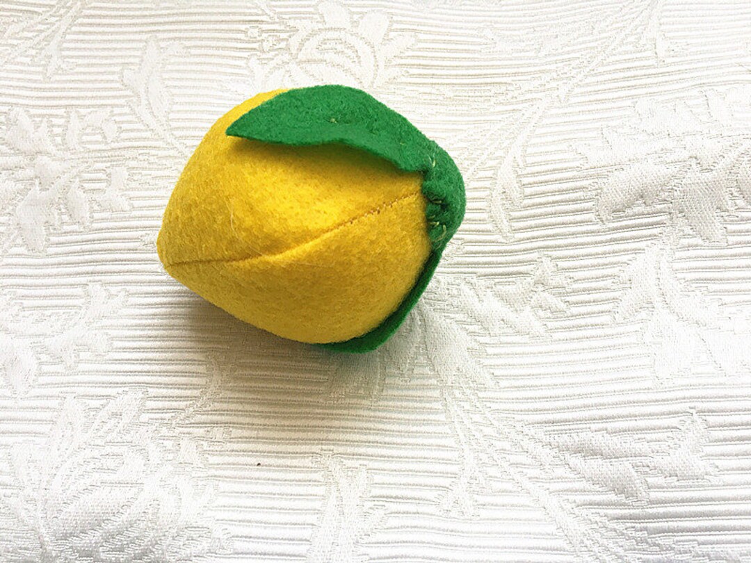 Easter Sale-felt Lemon Toy--toy Fruit Lemon--felt Play Food---children ...