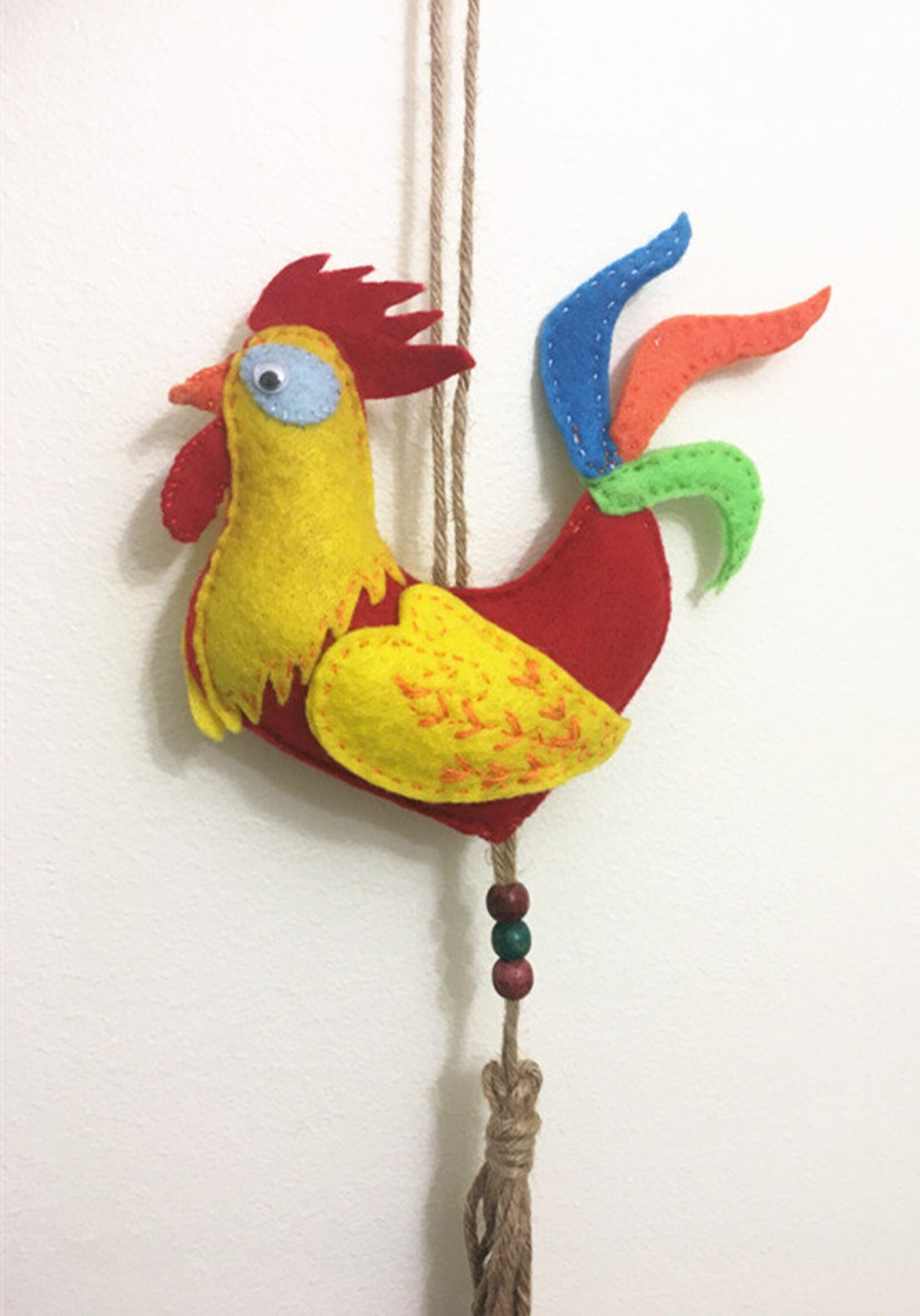 Easter Sale—stuffed Felt Rooster Toy,felt Chicken,chicken Felt Doll ...