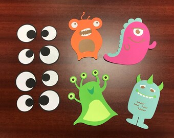 Monster cutouts | Etsy