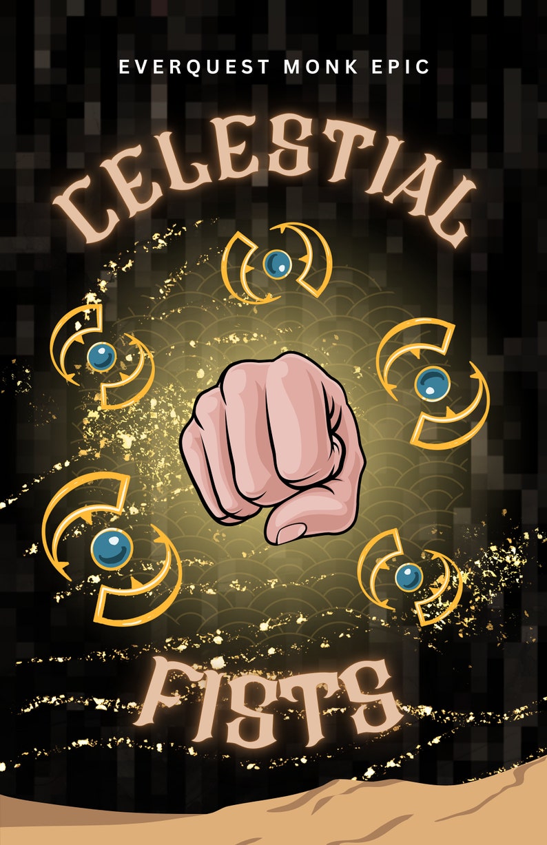 DIGITAL DOWNLOAD: Everquest Fan Art Monk Epic Celestial - Etsy