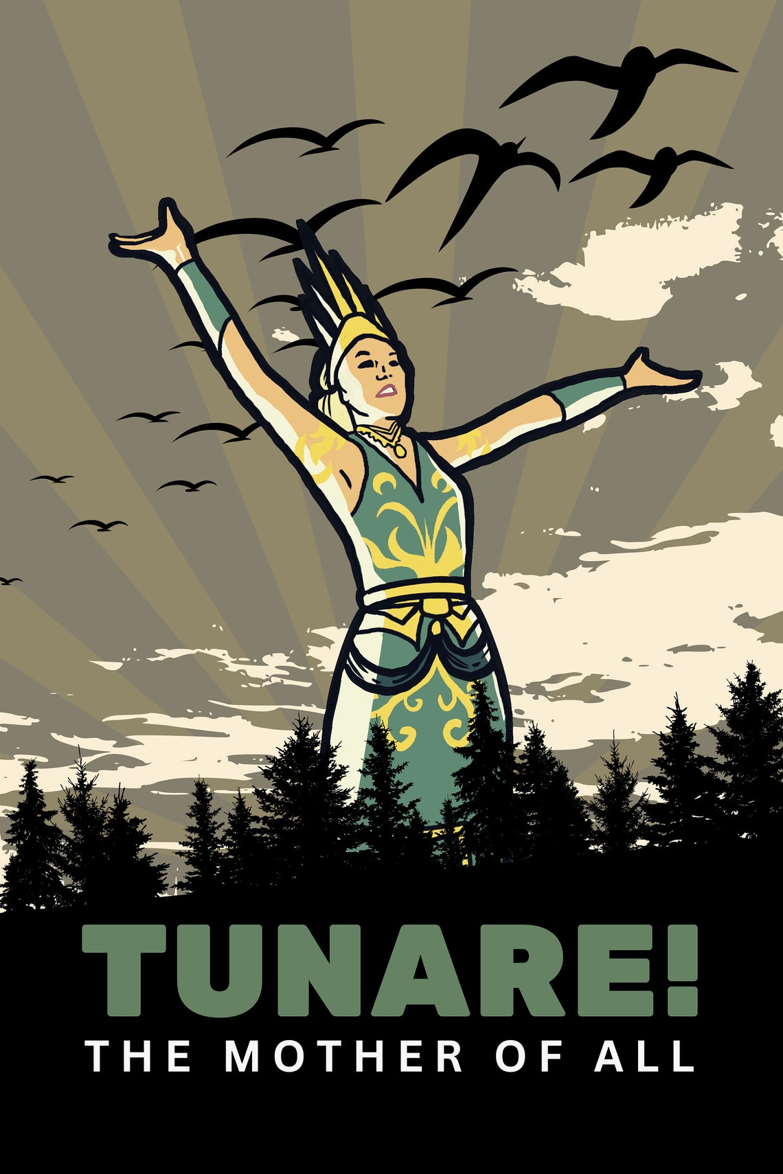 Everquest Fan Art Tunare Mother of All Poster - Etsy