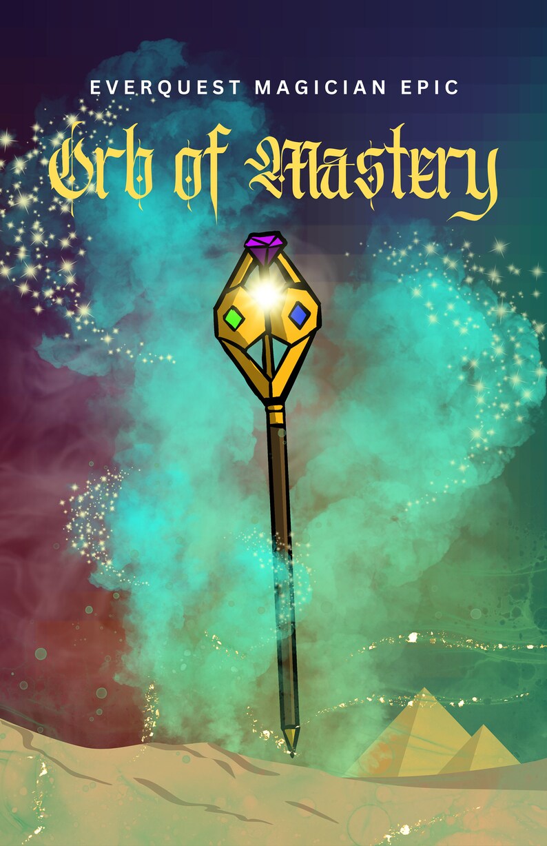 Everquest Fan Art - Magician Epic Poster - Etsy