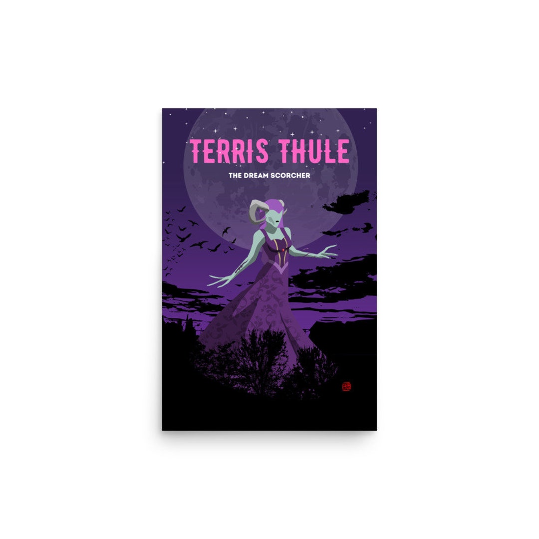 NEW! 12x18 Premium Matte Terris Thule Poster (everquest Fan Art) - Etsy