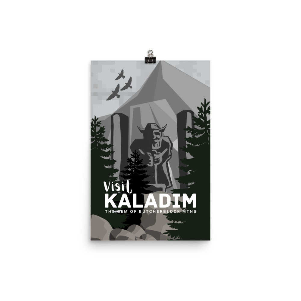 Visit Kaladim Poster - Etsy