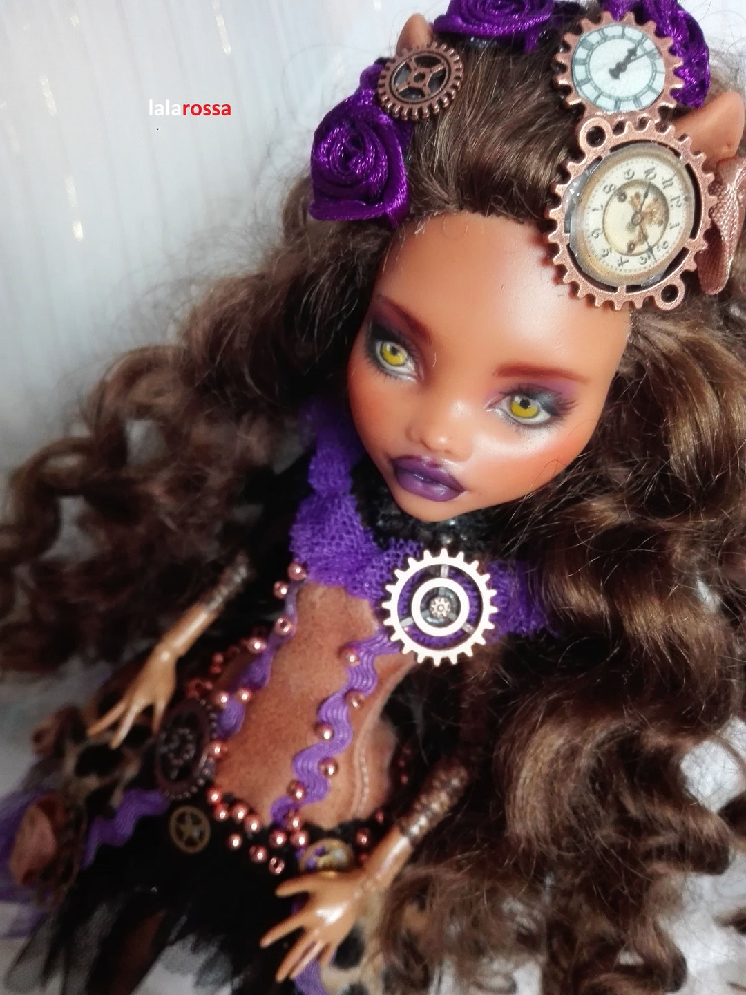 Monster High Repaint, OOAK, Clawdeen, Art Doll, Collectible. Gift for ...
