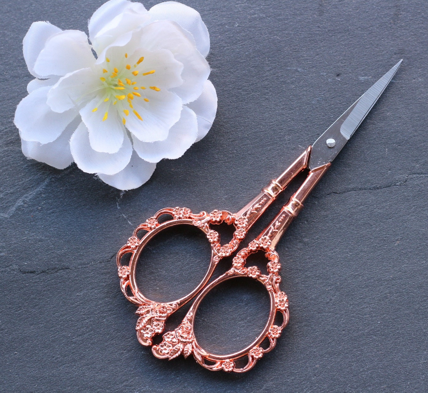 Scissors for embroidery 4 Pink gold Scissors for | Etsy