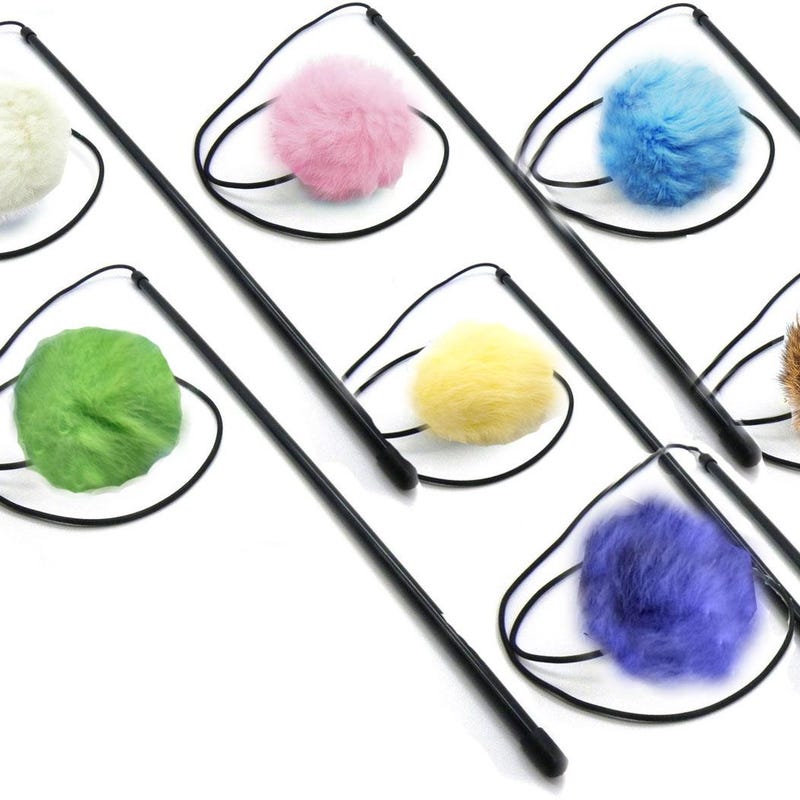 Pom Pom Cat Toys - Etsy