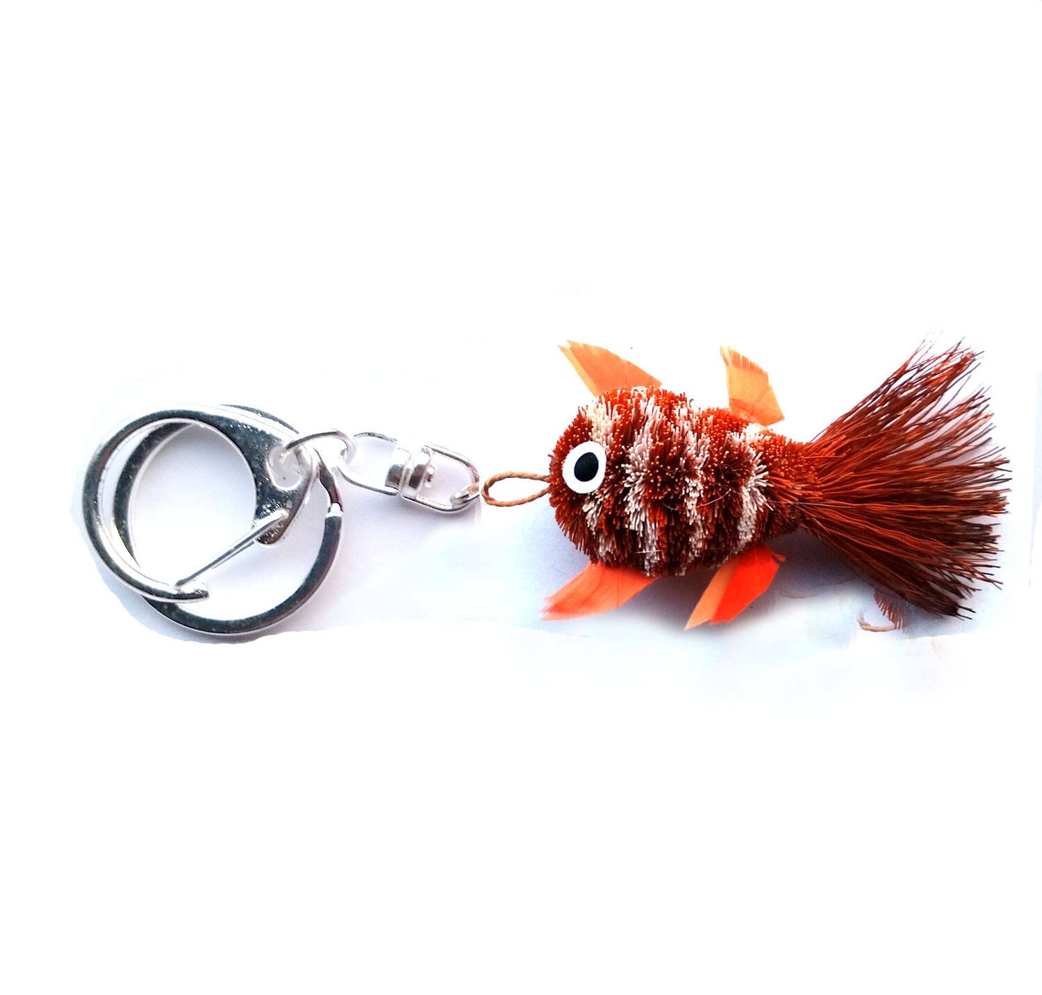 Clownfish Keychain Fish Keychain | Etsy
