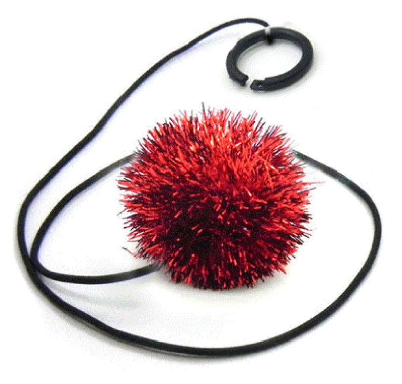 Tuff Kitty Puff® Jumbo Bouncy Ball String Cat Toy | Etsy