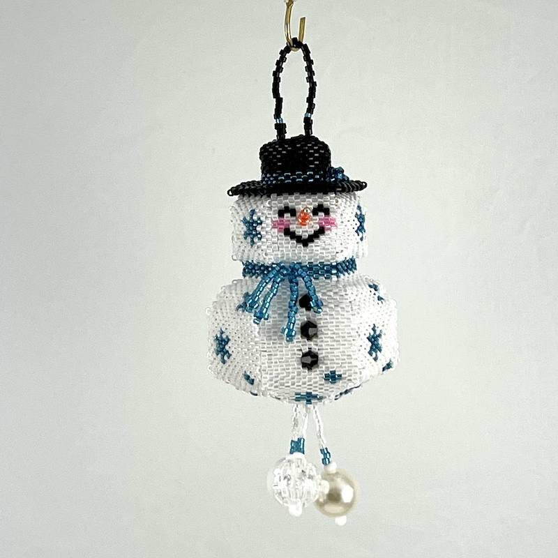 Beaded Snowman - Etsy