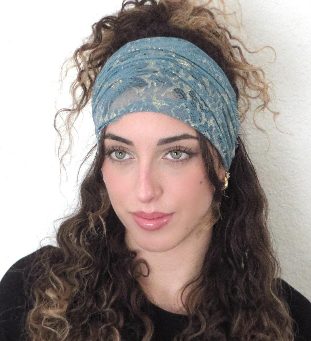 Lace Tube Headband, Fancy Lace Headcover, Lace Headband, Lace Head Wrap ...
