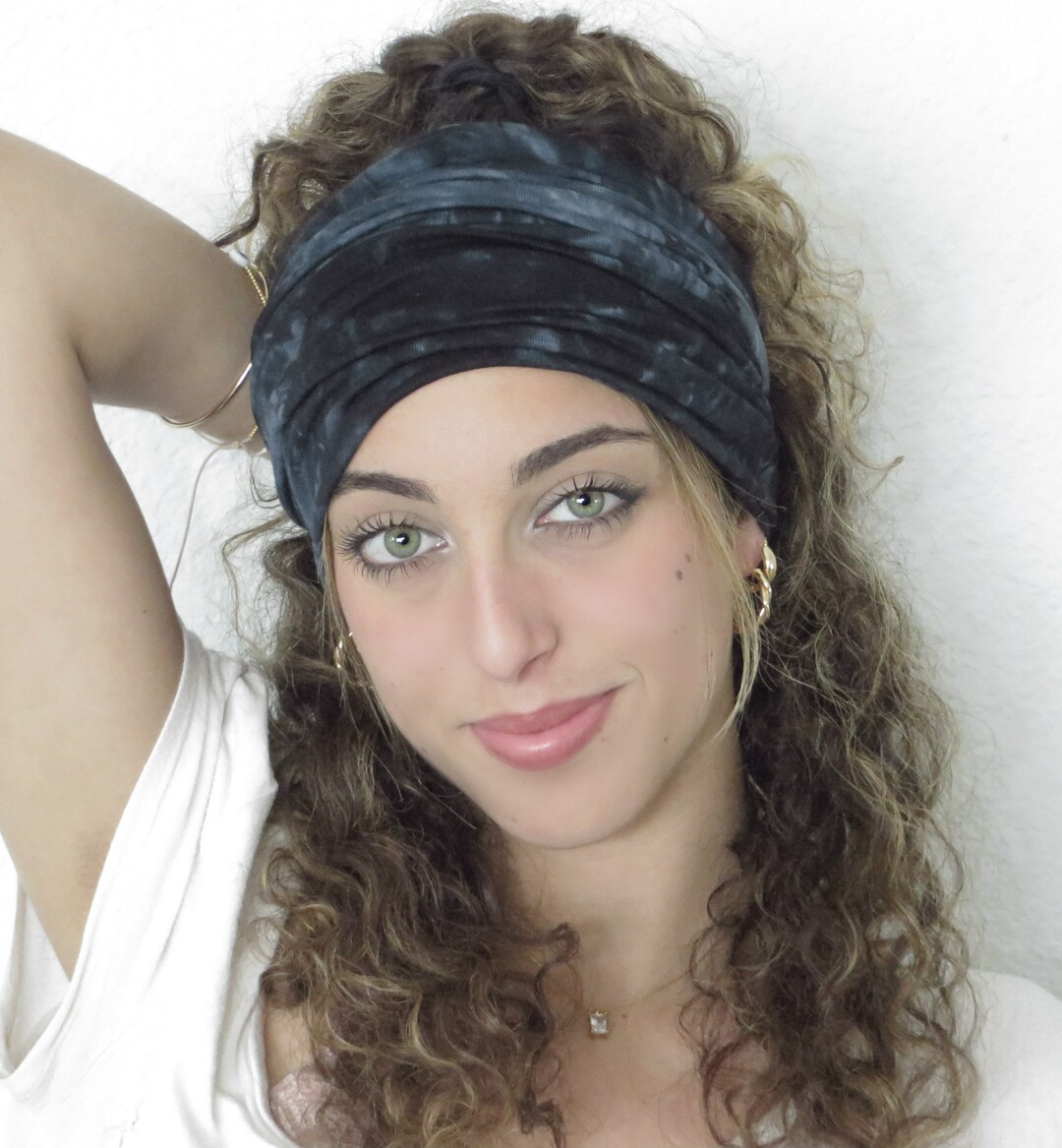 Scrunch Headband Extra Wide Headband Tube Headband Yoga - Etsy